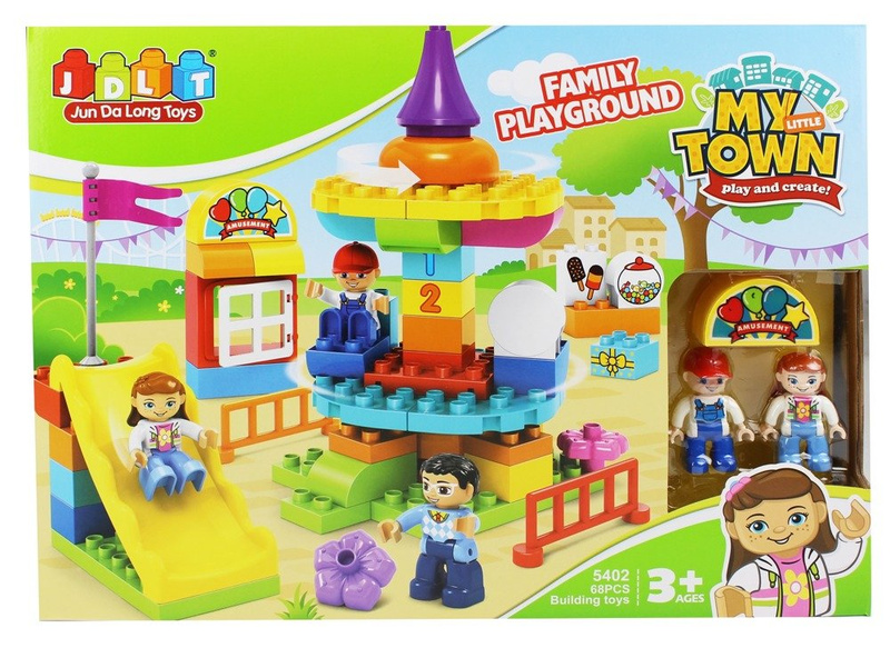 Klocki JDLT plac zabaw wesołe miasteczko 68 el - Mazak Marek Zaremba