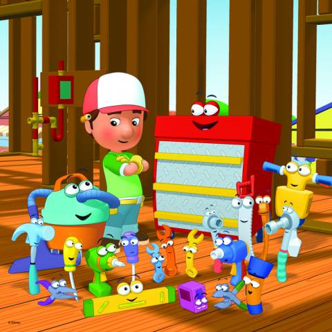 Puzzle Junior 4w1 Handy Manny TREFL - Mazak Marek Zaremba