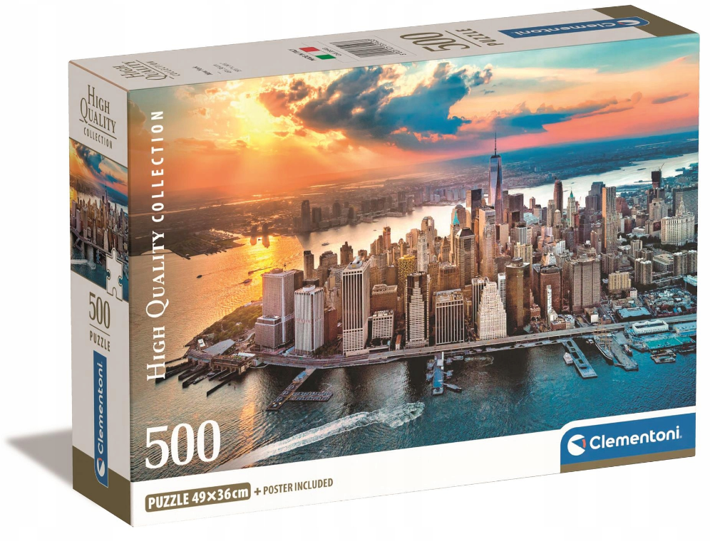 Puzzle 500 Compact New York Clementoni - Mazak Marek Zaremba