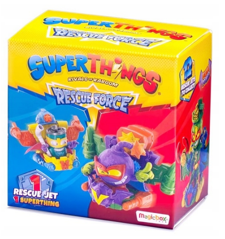 Super Things Pojazd Rescue Force Jet figurka - Mazak Marek Zaremba