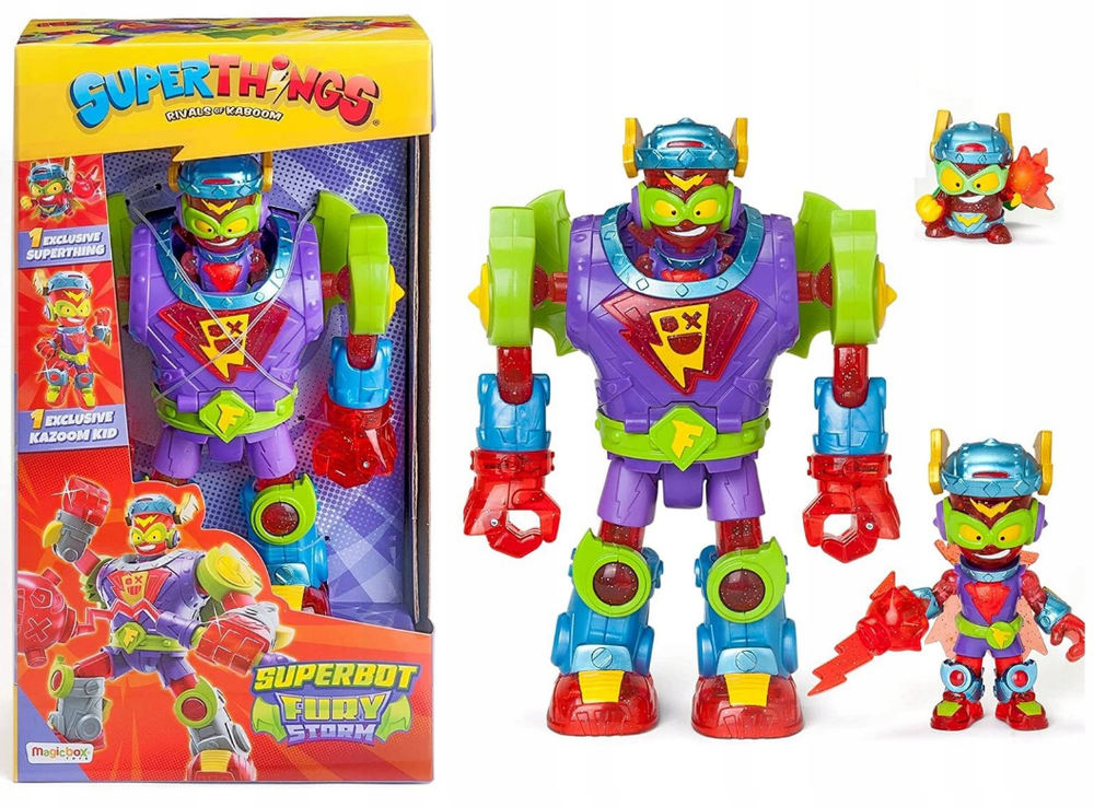 Super Zings Things 9 Robot Superbot Fury Storm - Mazak Marek Zaremba